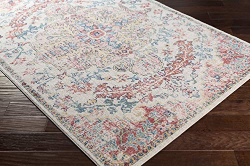 Artistic Weavers Odelia Vintage Bohemian Area Rug,7'10" x 10',Blush/Yellow