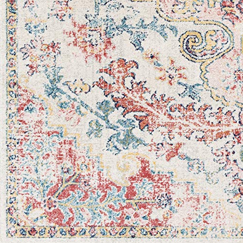 Artistic Weavers Odelia Vintage Bohemian Area Rug,7'10" x 10',Blush/Yellow