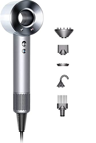 Dyson - Supersonic Hair Dryer - White/Silver, 5 pounds