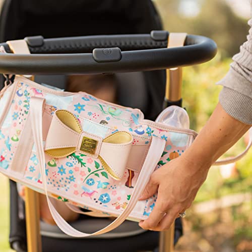 Petunia Pickle Bottom Wander Stroller Caddy | Perfect Baby Caddy to Keep Everything Organized | Multiple Carry Positions | Fits Most Strollers - Cinderella