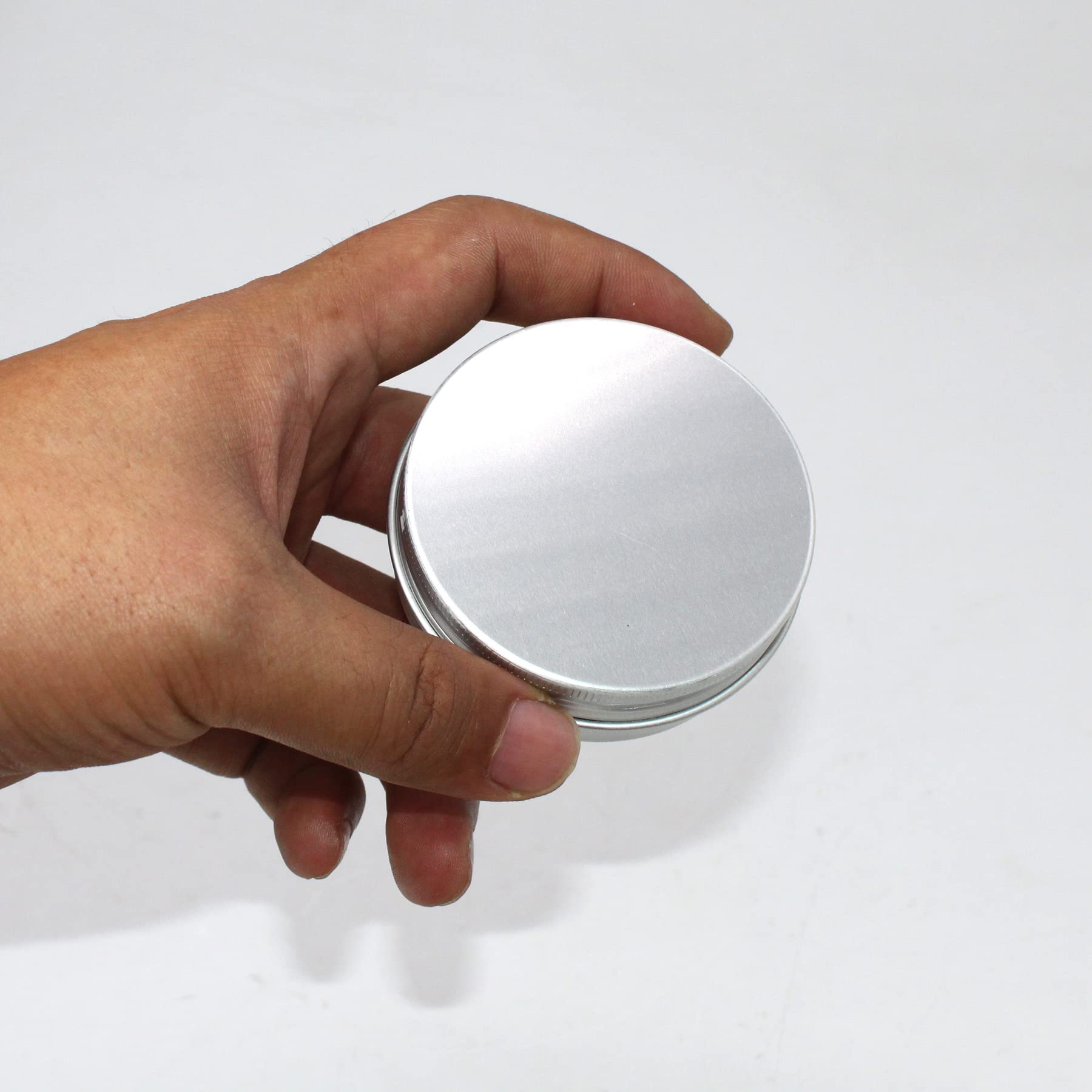 X-Haibei 2 Empty Tin Case for Lotion Bar Soap Hair Wax Shampoo Conditioner Bars Aluminum