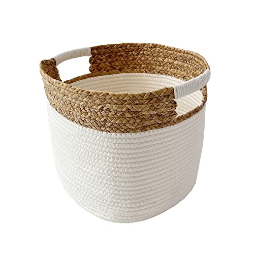 MICHAELS Large Natural & White Rope Basket by Ashland®