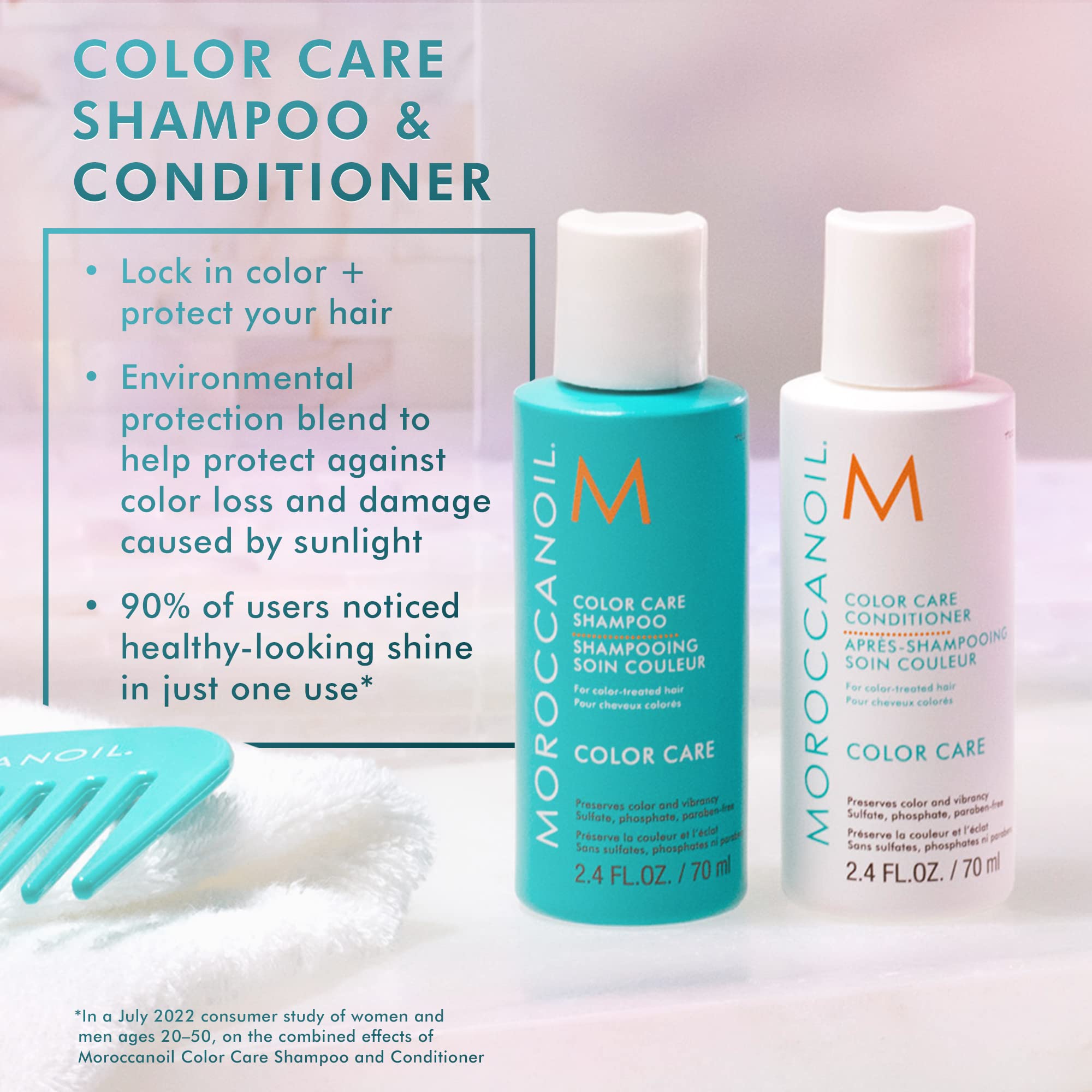Moroccanoil Color Care Shampoo, Travel Size, 2.4 Fl Oz