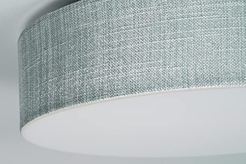 Aspect ALDF2032LAJD1GY Ashland LED Flush Mount, 20", Grey Linen