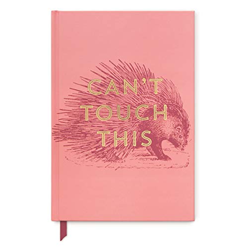 Designworks Ink Soft Touch Hardcover Funny Journal Notebook with 240 Lined Pages for Work, Writing, Journaling - Vintage Sass Can't Touch This, 14,6 x 21,6