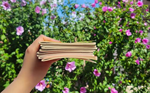 Designworks Ink 4.4" x 7.5" Flex Cover Notebook Journal with 48 Lined Pages, Lemon Yellow Notebook with Gold Foil Accents - Perfect for Office Work, Writing, and Journaling