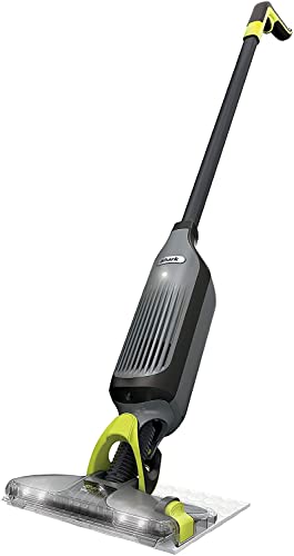 Shark VM252 VACMOP Pro Cordless Hard Floor Vacuum Mop with Disposable Pad, Charcoal Gray (Renewed)