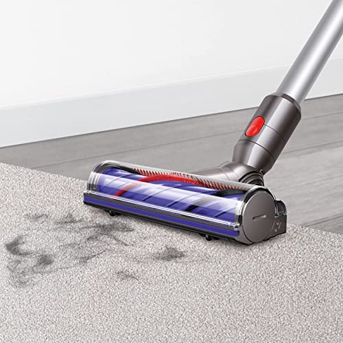 Dyson V7 Advanced Cordless Stick Vacuum Cleaner - Silver - Light Weight to Clean up high, Battery Operated, Portable