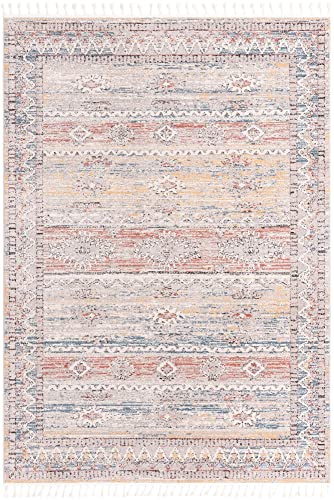 Unique Loom Aramis Collection Area Rug - Tal (Rectangular 7' 10" x 11' 0", Multi/ Black)