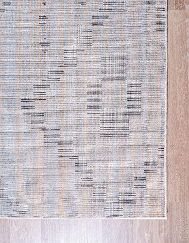 Unique Loom Morocco Collection Tribal, Southwestern, Bohemian Area Rug, 9' 0" x 12' 0", Ivory/Black