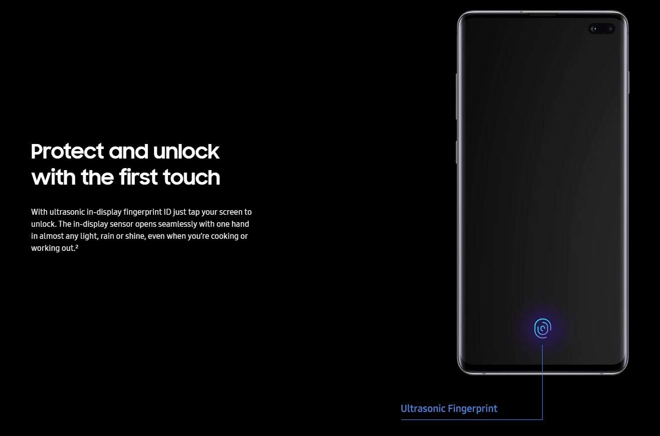 SAMSUNG Galaxy S10+ Plus (512GB, 8GB) 6.4" AMOLED, Snapdragon 855, 4G LTE (US Model Fully Unlocked for T-Mobile, AT&T, Verizon, Global) G975U1 (w/Fast Wireless Charger, Black)
