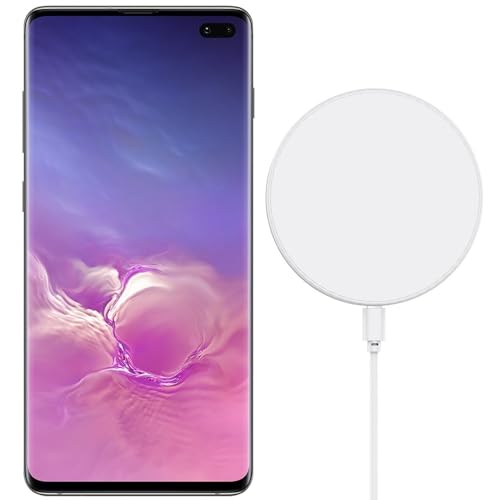 SAMSUNG Galaxy S10+ Plus (512GB, 8GB) 6.4" AMOLED, Snapdragon 855, 4G LTE (US Model Fully Unlocked for T-Mobile, AT&T, Verizon, Global) G975U1 (w/Fast Wireless Charger, Black)