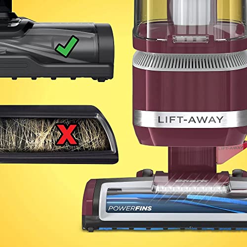 Shark Navigator QU400Q Lift-Away ADV Upright Vacuum with PowerFins and Self-Cleaning Brushroll (Renewed) (Gray)