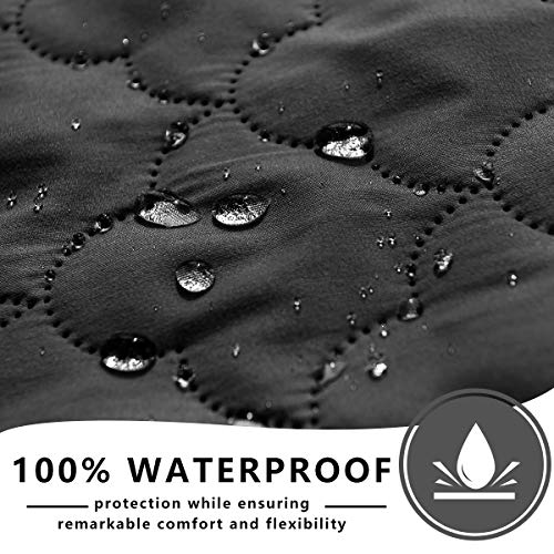 SPXTEX Dog Bed Cover Washable Pee Pads Dog Blankets for Puppy Large Dog Cat,Sofa Reversible Changing Pad Reusable 1 Piece(68"x82",Chocolate+Dark Grey)