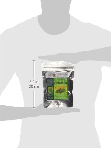 Chlorella Tablets Mega-Pack 1000 Tablets Cracked Cell, Raw, Non-GMO. 100% Pure Chlorella Pyrensoidosa. Green Superfood. High Protein, Chlorophyll & Nucleic acids. No preservatives or fillers