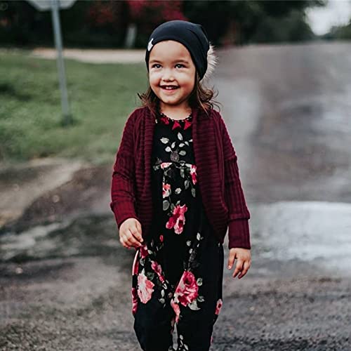 Newborn Baby Knit Cardigans Ear Hooded Sweaters Cotton Xmas Reindeer Sweaters Sweatshirts Tops Warm Soft Outwear