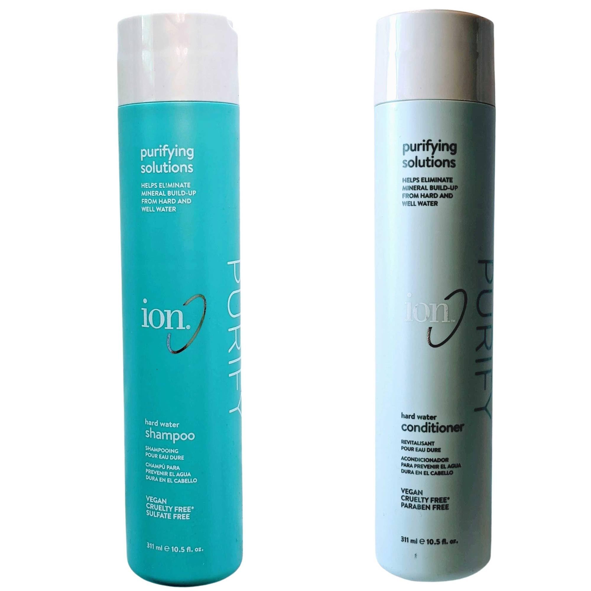 Ion Hard Water Shampoo And Conditioner Bundled With A Beauty Patooty Makeup Bag And Travel-Sized Lotion