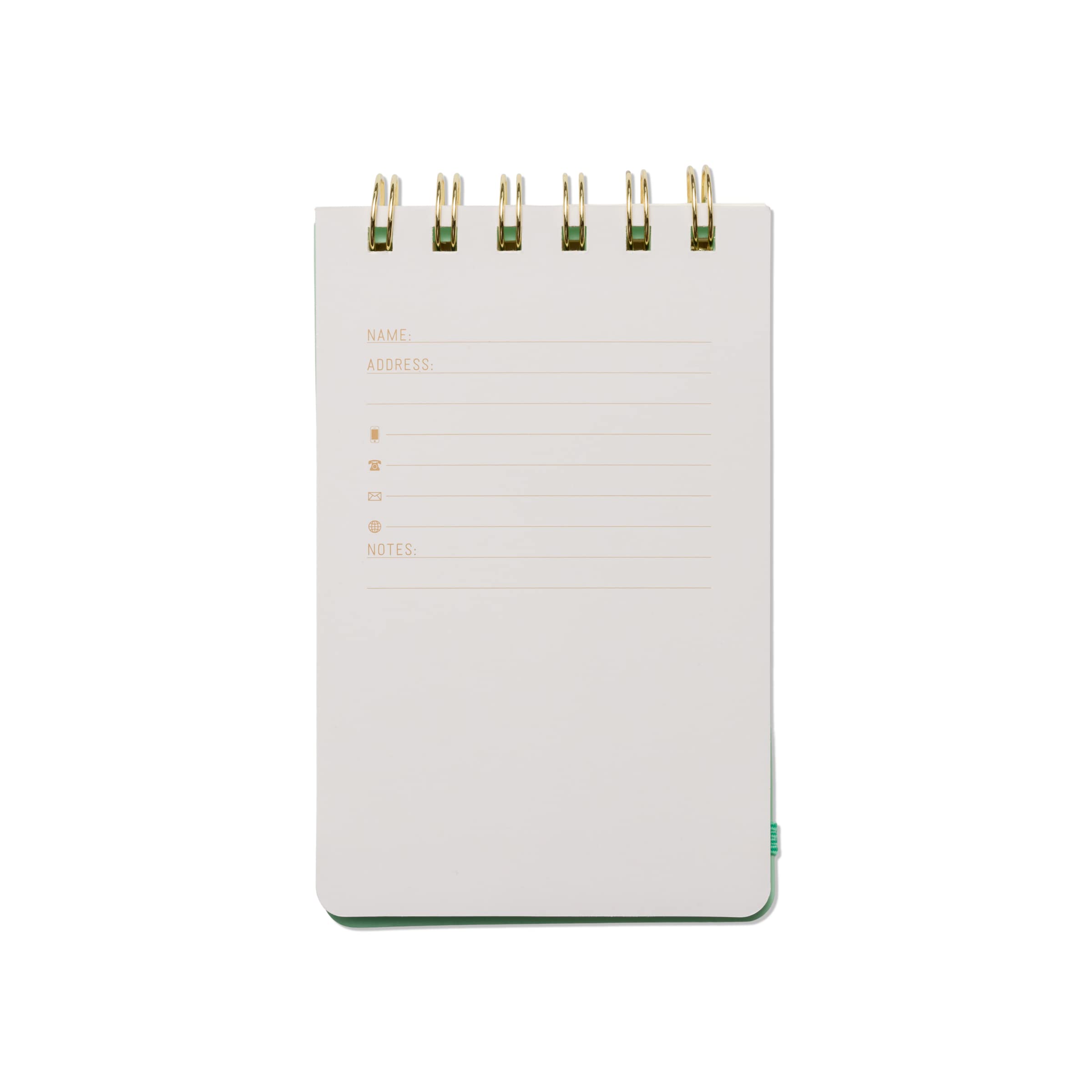 DesignWorks Ink 3.5'' x 5.75'' Vintage Sass Wire-Bound Spiral Pocket Notepad Memo Book with 80 Lined Sheets, Mushroom Shitake Happens