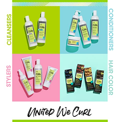 All About Curls No-Lather Cleanser Shampoo & Daily Cream Conditioner | Essential Moisture | Gentle Cleansing | Suds-Free | All Curly Hair Types