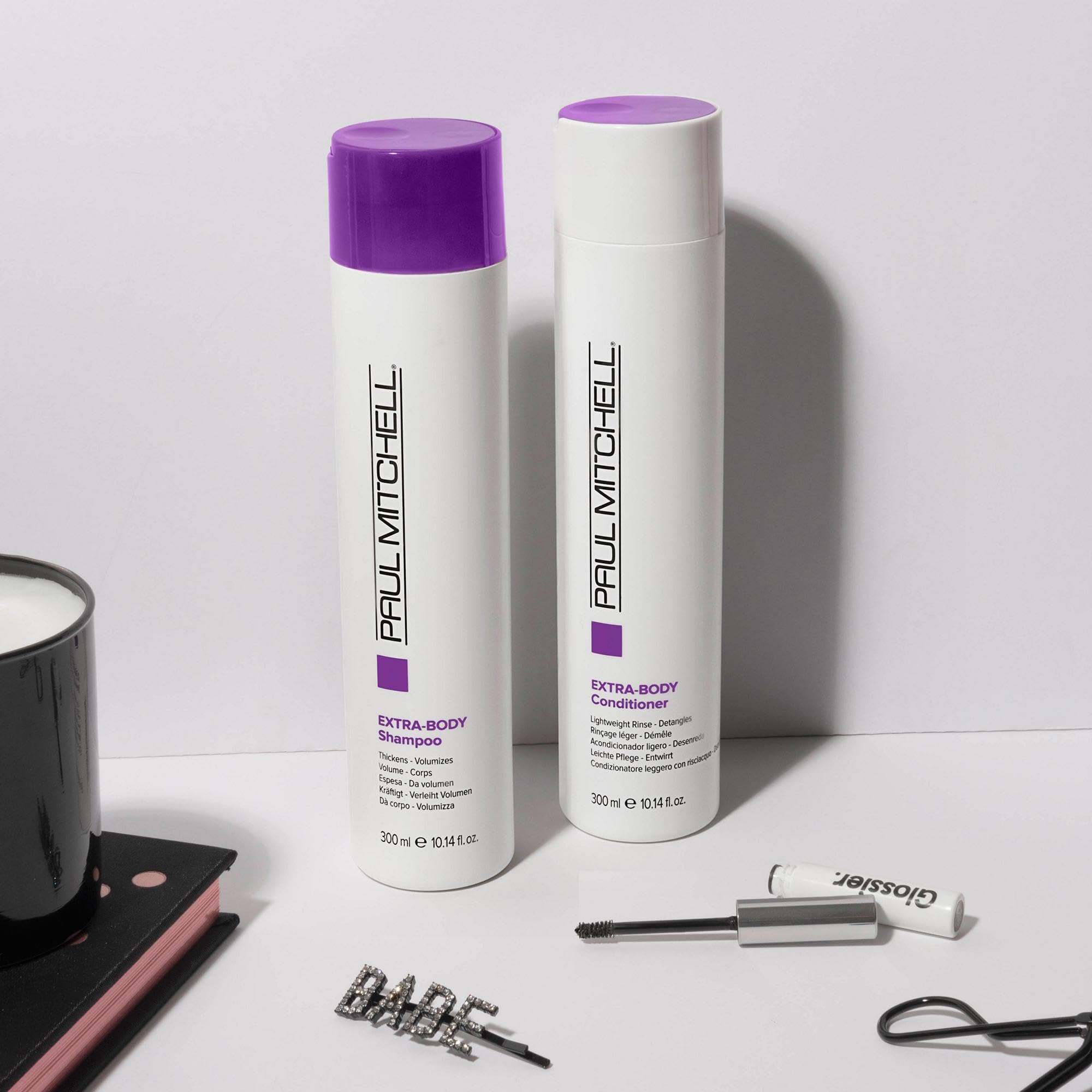 Paul Mitchell Extra-Body Conditioner, Detangles + Volumizes, For Fine Hair, 3.4 fl. oz.