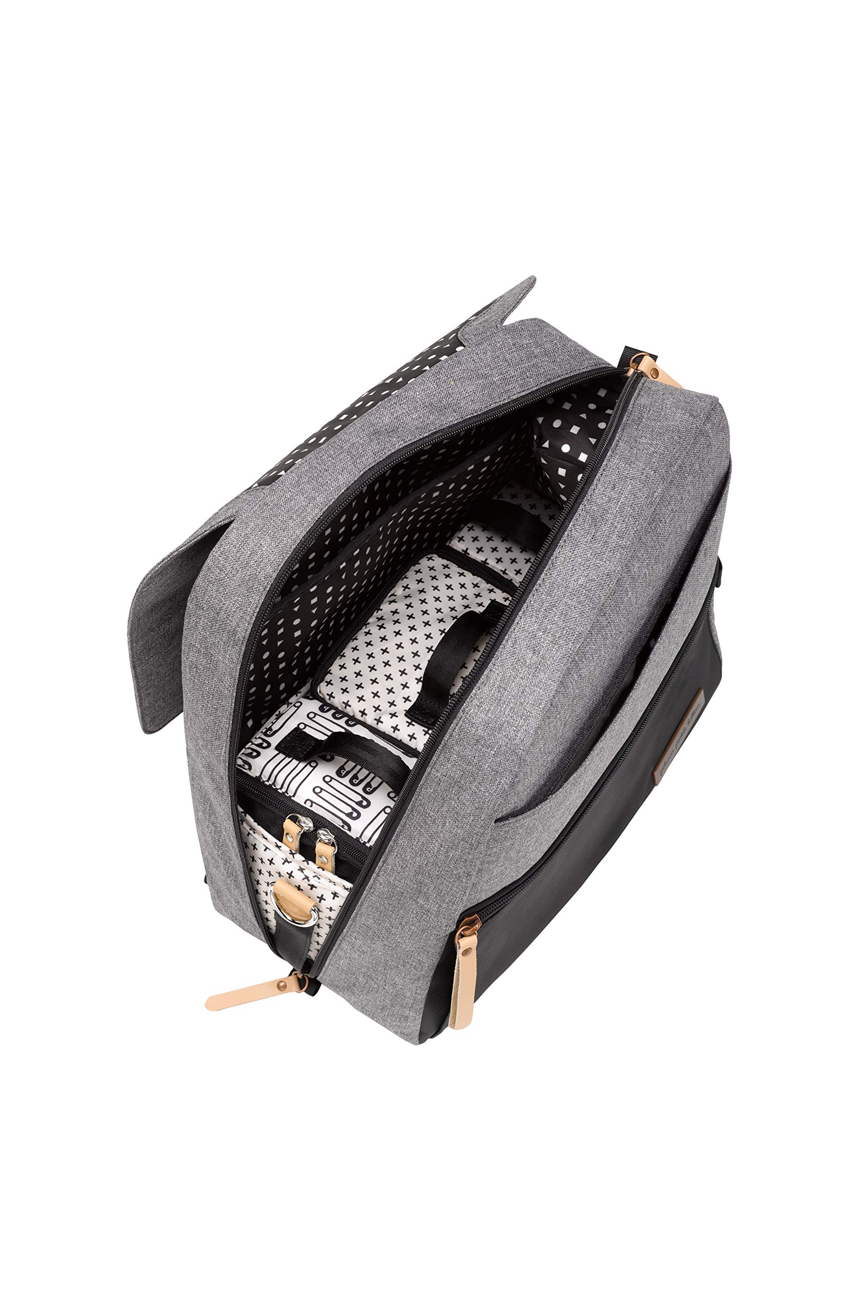 Petunia Pickle Bottom Meta Backpack & Inter-Mix Deluxe Kit Bundle | Diaper Bag Backpack for Parents | Stylish Bag and Organizer | Comfortable, Spacious, and Sleek Backpack for On the Go Moms