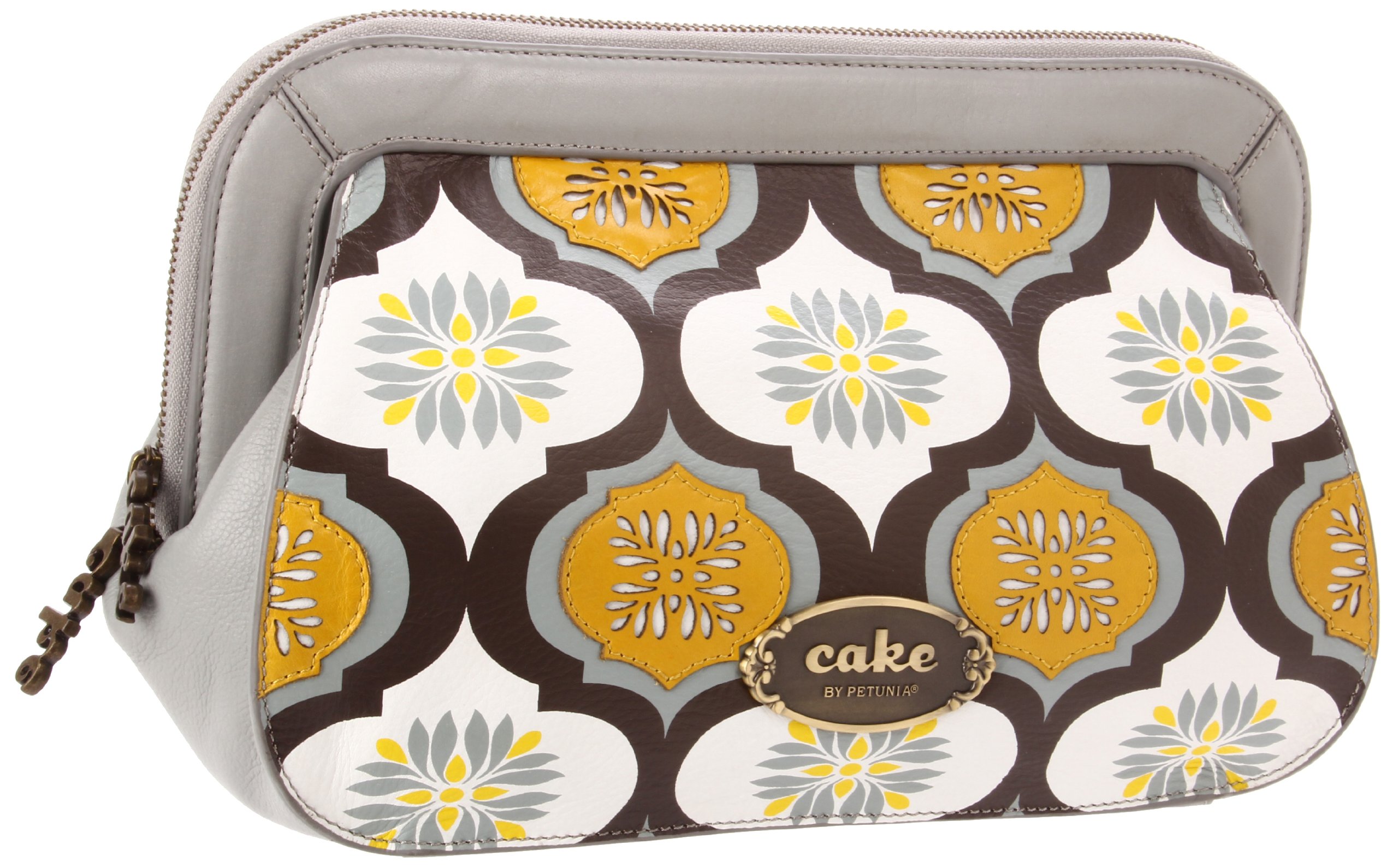 Petunia Pickle Bottom Leather Cameo Clutch - Marmalade Fondant Cake