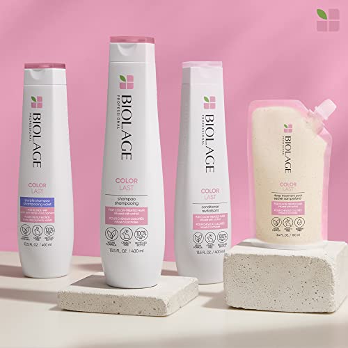 Biolage Color Last Conditioner | Color Safe Conditioner | Helps Maintain Depth & Shine | For Color-Treated Hair | Paraben & Silicone-Free | Vegan| Cruelty Free | 1.7 Fl. Oz