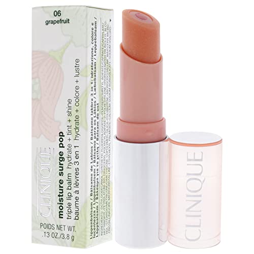 Clinique Moisture Surge Pop Triple Lip Balm - 06 Grapefruit Lip Balm Women 0.13 oz
