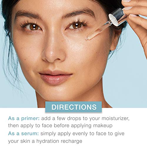 Neutrogena Hydro Boost Glow Booster Primer & Serum, Hydrating & Moisturizing Face Serum-to-Primer Hybrid, Infused with Purified Hyaluronic Acid & Designed to Instantly Hydrate, 1.0 fl. oz