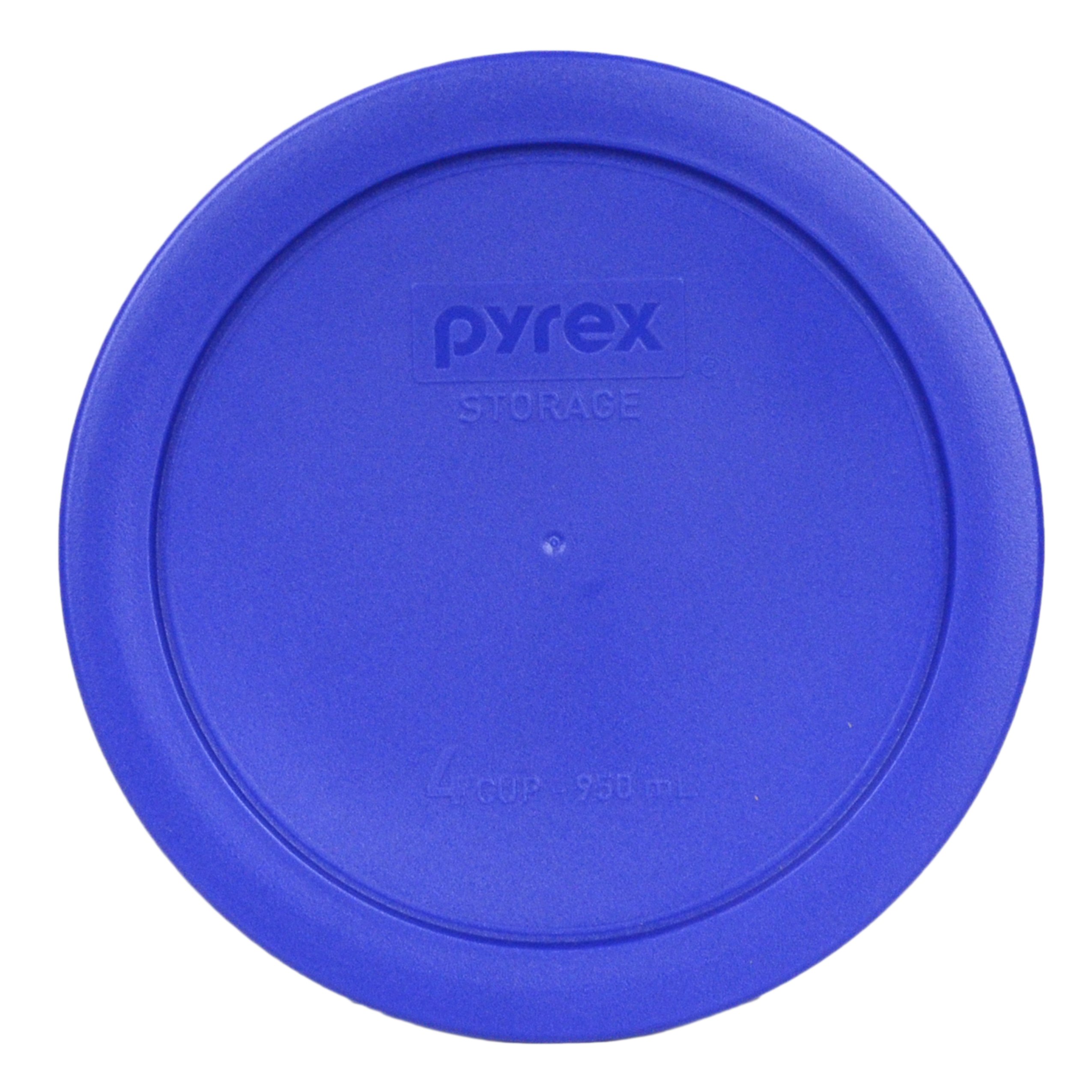 Pyrex 7201-PC Round 4 Cup Storage Lid for Glass Bowls (6, Light Blue)