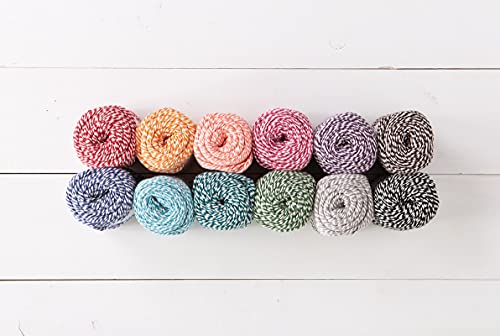 Knit Picks Dishie Twist Worsted Weight 100% Cotton Yarn - 100 g (Black)