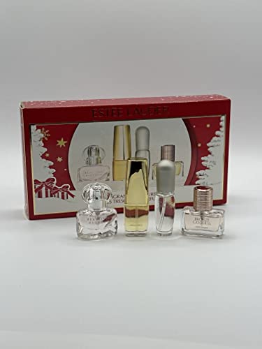 Estee Lauder Fragrance Treasures 4-Piece Mini Travel Gift Set Holiday 2022