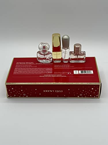 Estee Lauder Fragrance Treasures 4-Piece Mini Travel Gift Set Holiday 2022