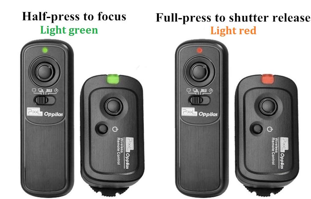Pixel 2.4GHz Digital Wireless Remote Control S2 Remote Shutter Release for Sony A58 A68 A1 A9 A7 A7II A7R A7RII A7S A5000 A5100 A6000 A6300 A6400 A6500 A6600 RX100II HX300 HX400 HX400V HX50V HX90 RX10