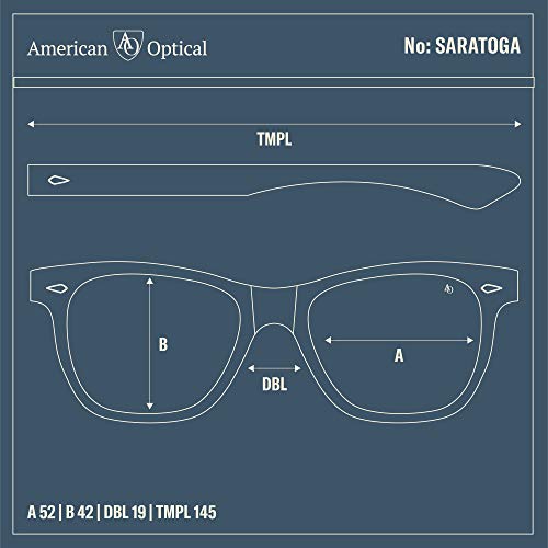 AO Saratoga Sunglasses - Brown Demi - True Color Gray AOLite Nylon Lenses - Polarized - 52-19-145