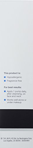 Neutrogena Oil-Free Daily Long Lasting Facial Moisturizer & Neck Cream with SPF 35 Sunscreen & Glycerin, Non-Greasy, Oil-Free & Non-Comedogenic Face Moisturizer, 2.5 fl. oz
