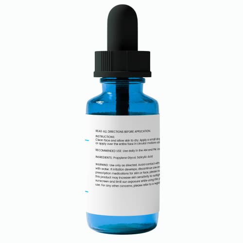 Pure Original Ingredients Salicylic Acid 2% Solution (30 mL) by Pure, Treats Acne, Hyper-pigmentation, & Premature Aging, Daily Use Facial Serum