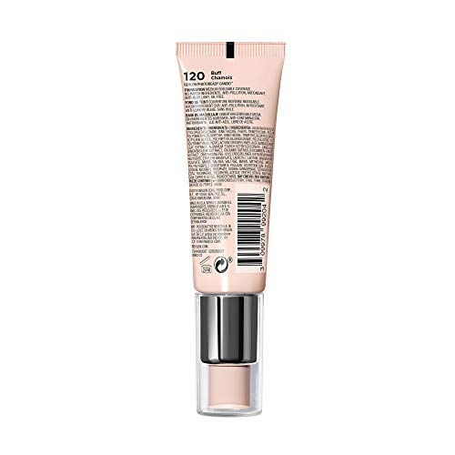Revlon PhotoReady Candid Natural Finish Foundation, with Anti-Pollution, Antioxidant, Anti-Blue Light Ingredients, 120 Buff, 0.75 fl. oz.
