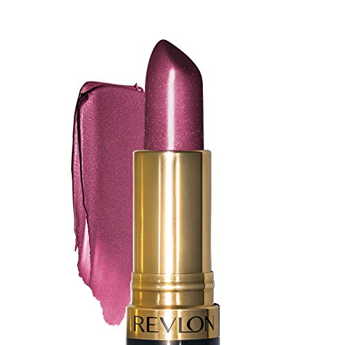 Revlon Super Lustrous Lipstick, High Impact Lipcolor with Moisturizing Creamy Formula, Infused with Vitamin E and Avocado Oil in Berries, Iced Amethyst (625) 0.15 oz