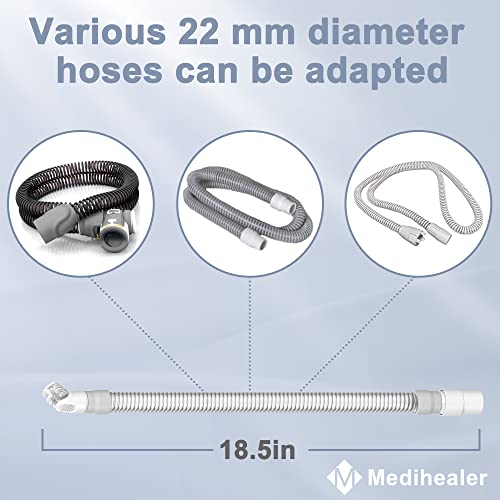 2 Packs Replacement Tube for N20, 2 Packs Replacement Short Tube Compatible with N20, Avoid Leakage and Reduce Noise,Great Value Supplies by Medihealer.