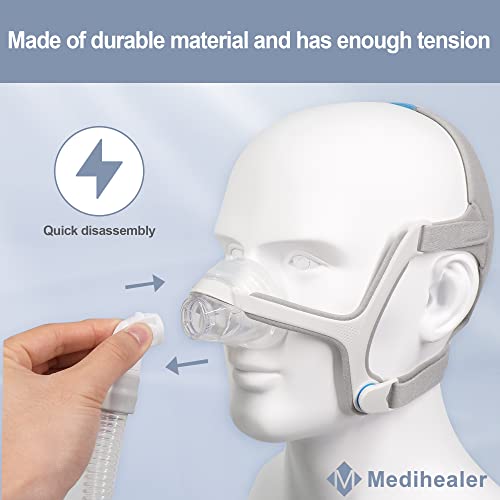 2 Packs Replacement Tube for N20, 2 Packs Replacement Short Tube Compatible with N20, Avoid Leakage and Reduce Noise,Great Value Supplies by Medihealer.