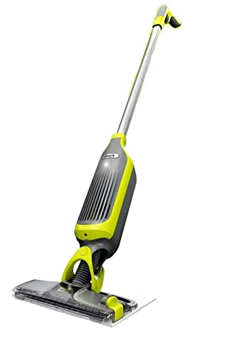 Shark VC205 VACMOP Pro Max Cordless Hard Floor Vacuum Mop with Disposable Pad Cleaning Solution (Renewed), Shark Vc205 -Green / Gray
