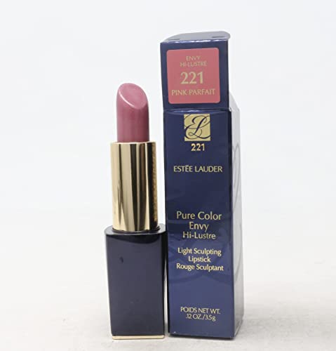 Estee Lauder Pure Color Envy Hi-Lustre Light Sculpting Lipstick, 0.12 oz. / 3.5 g •• (Pink Parfait 221)