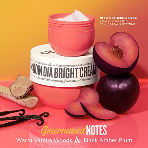 SOL DE JANEIRO Visibly Brightening and Smoothing Bom Dia AHA Body Cream 240mL/8.1oz