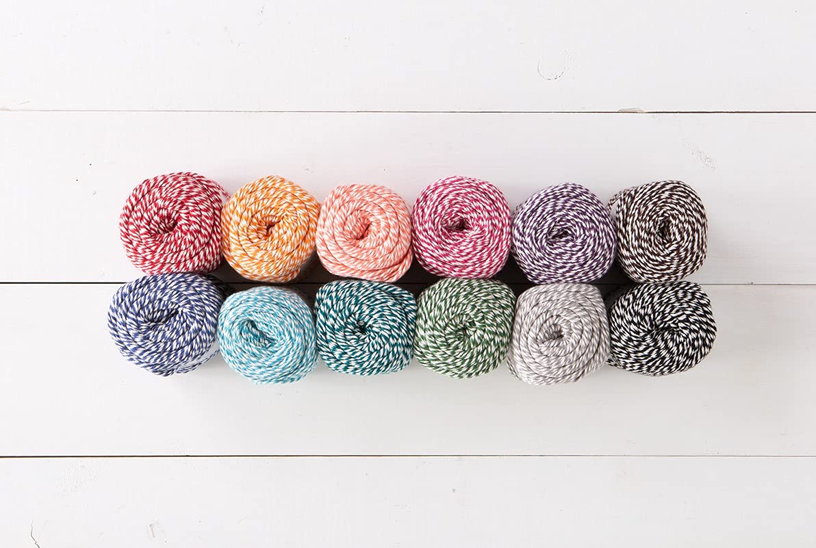 Knit Picks Dishie Twist Worsted Weight 100% Cotton Yarn - 100 g (Fiesta Red)