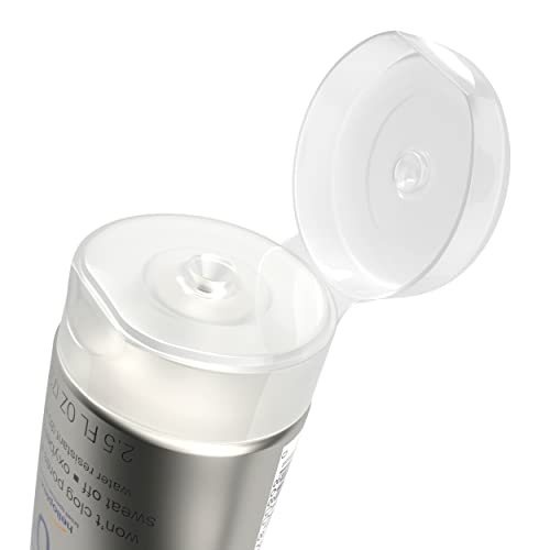 Neutrogena Sport Face Sunscreen SPF 70+, Oil-Free Facial Sunscreen Lotion with Broad Spectrum UVA/UVB Sun Protection, Sweat-Resistant & Water-Resistant, 2.5 fl. oz