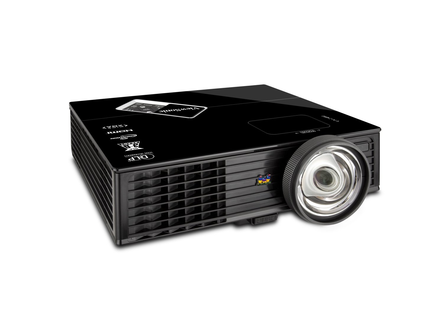 ViewSonic PJD6683WS WXGA 1280x800 DLP Projector, 3000 ANSI Lumens, 15,000:1 Contrast Ratio - Black