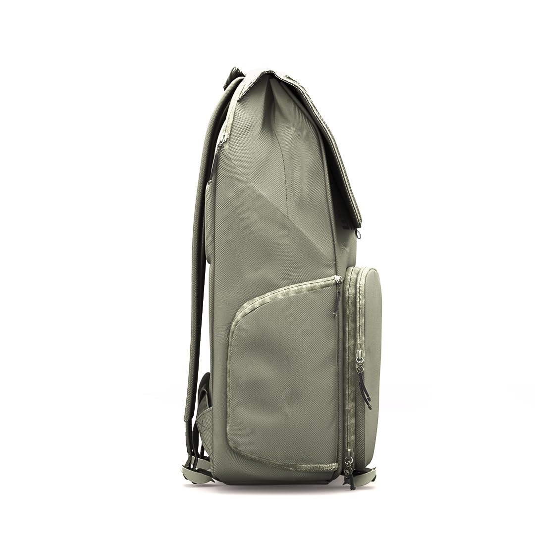 BREVITE - The Runner - Compact Camera Backpacks for Photographers - A Minimalist & Travel-friendly Photography Backpack Compatible With Both Laptop & DSLR Accessories 18L (Pine Green)