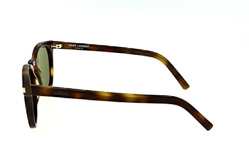 SAINT LAURENT SL 28 Light Havana/Green One Size