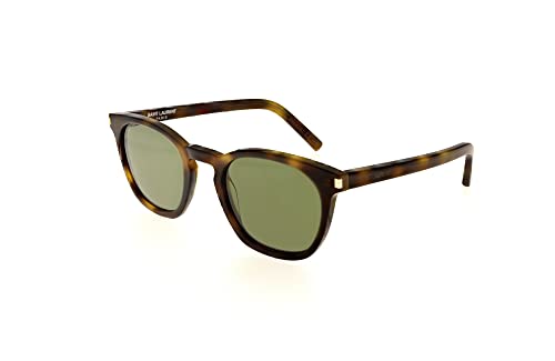 SAINT LAURENT SL 28 Light Havana/Green One Size